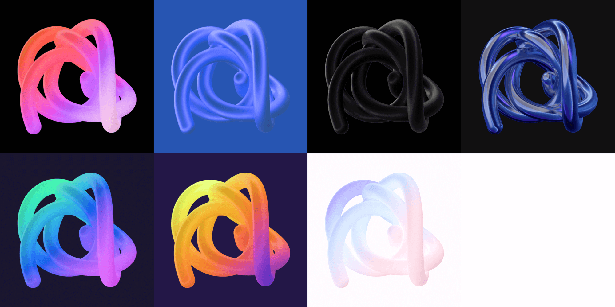 Free Squiggle 3d illustrations