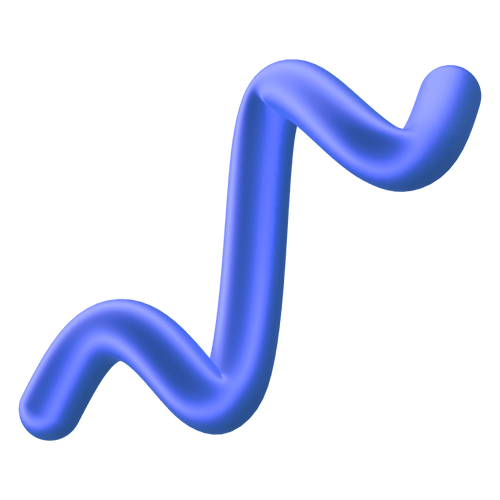 Free Squiggle 3d illustrations