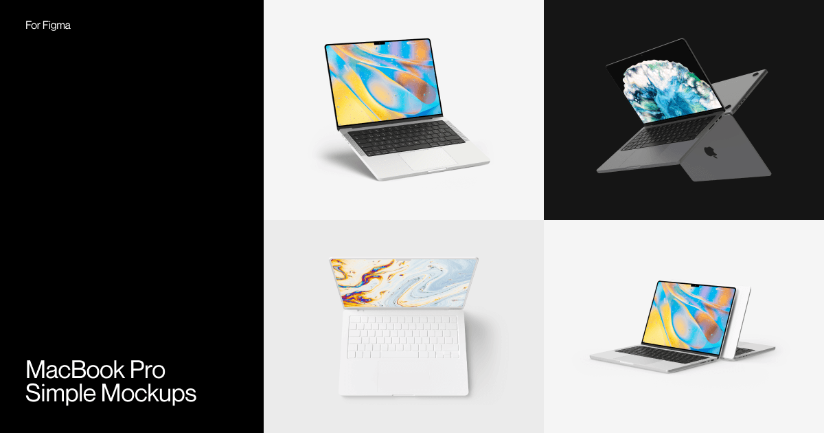 Download Stylish Macbook Pro Simple Mockups collection — Wannathis