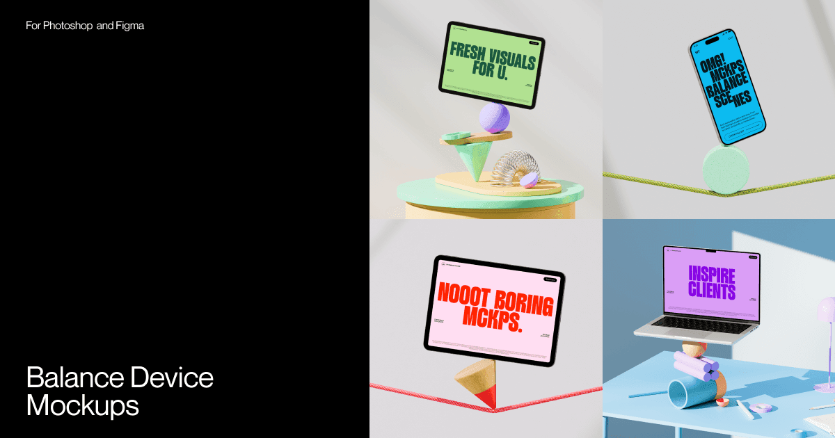 Balance Device Mockups – Wannathis